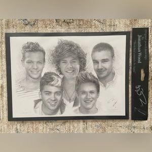 1D | Wall Decor | One Direction Original Pencil Drawing By Jonathan ...